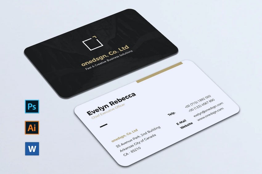 Word 2022 Business Card Template Word 2022 Business Card Template